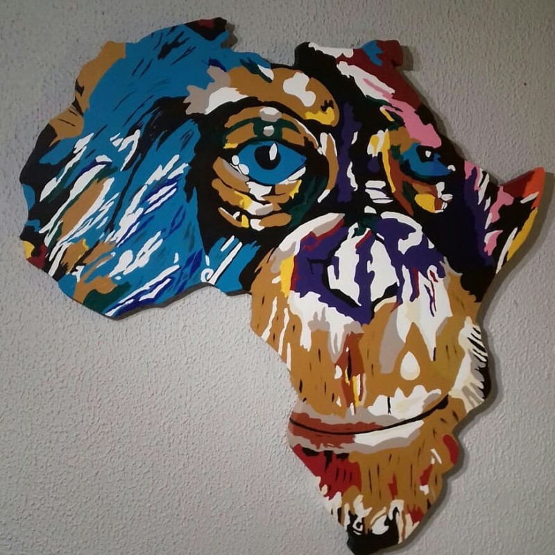 Sculpture Mural waka waka